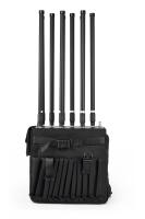 China 8-Channel Anti-Drone Backpack Jammer with Detector 5825-5852MHz 50W 1000m Range for sale