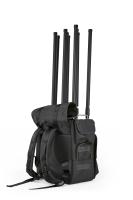 China 8-Channel Anti-Drone Backpack Jammer with Detector 5825-5852MHz 50W 1000m Range for sale