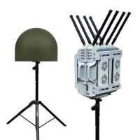 China Portable 4.5kg Manpack Drone Jammer with 2km Range and 200W Power Output for Security Applications for sale
