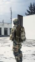 China NX-BF03-08 Portable Anti-Drone RF Jammer Backpack System 1500m Range 60min Battery for sale