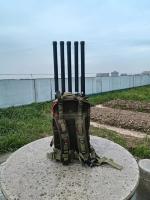 China NX-BF03-08 Portable Anti-Drone RF Jammer Backpack System 1500m Range 60min Battery for sale
