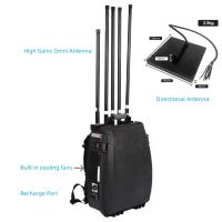 China Portable 320W 8-Band Anti-Drone System with 1500m Range and 60-Minute Battery Life for sale