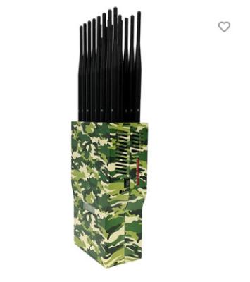 China 5G LTE Cellular Signal Jammer with 16000mAH Battery and 21W Power Output for Multi-Band Coverage for sale