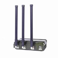 China 720-1050MHz Anti-Drone Car Jammer System with 160W Power and 4-Channel RF Signal Blocking for sale