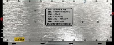 China NXPA3000 VHF Broadband RF Power Amplifier Module 3000-6000MHz 100W with 49dB Gain and 28-30V Operation for sale