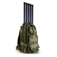 China 2.4G FPV UAV Anti-Drone Jammer System 400W RF Module with 8 Channels 720-5850MHz Coverage for sale