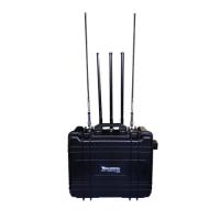 China 95W High-Power Signal Jammer with 150m Range for Mobile WiFi GPS VHF UHF 4G Blocking for sale