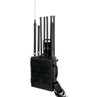 China Portable VHF UHF Mobile Phone Signal Jammer with 130W Max Power, 5 Bands Coverage and 1-2 Hour Battery Life for sale