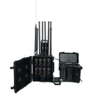 China Portable VHF UHF Mobile Phone Signal Jammer with 130W Max Power, 5 Bands Coverage and 1-2 Hour Battery Life for sale