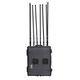 China Portable RCIED Mobile Phone Jammer 800W 8 Bands Briefcase Jamming System 500-1000M Range for sale