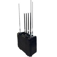 China PCB-3077B Mobile Signal Jammer 7 Bands 185W with 50-150m Range and Built-in Battery for sale