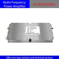 China PA2000-6000MHz 25W RF Power Amplifier with 47dB Gain and 28V DC Supply for Broadband Communication for sale