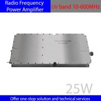 China 250W RF Power Amplifier 10MHz-600MHz with 53dB Gain and ≤20A Operating Current for Professional Applications for sale