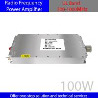 China UL Band 300-1000MHz 100W RF Power Amplifier with 80°C Protection for EMC Testing & Electronic Countermeasures for sale