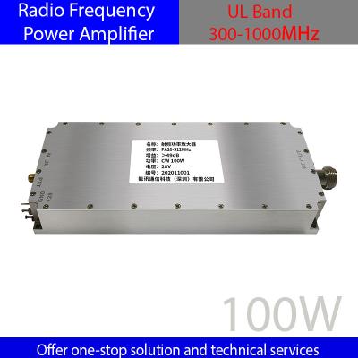 China 100W RF Power Amplifier 20-512MHz with 80°C Temperature Protection for EMC Testing and Signal Amplification for sale