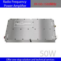 China PA100 100W RF Power Amplifier 100kHz-400MHz 32V for EMC Testing & Electronic Countermeasures for sale
