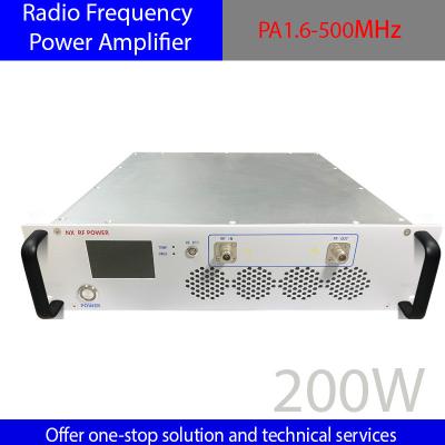 China 250W RF Power Amplifier PA1.6-500MHz for EMC Testing with 200W Output and 53dB Gain for sale
