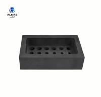 China High Purity Graphite Ingot Mold 99.99% Up to 2000°C Custom Sizes for Gold Silver Melting for sale