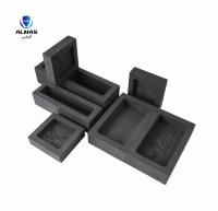 China High Purity Graphite Ingot Mold 99.99% Up to 2000°C Custom Sizes for Gold Silver Melting for sale