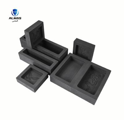 China High Purity Graphite Ingot Mold 99.99% Up to 2000°C Custom Sizes for Gold Silver Melting for sale
