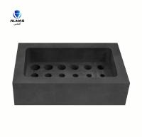 China High Purity Graphite Ingot Mold 99.99% Up to 2000°C Custom Sizes for Gold Silver Melting for sale