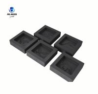 China High Purity Graphite Ingot Mold 99.99% Up to 2000°C Custom Sizes for Gold Silver Melting for sale