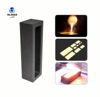 China High Purity Graphite Ingot Mold 99.99% Up to 2000°C Custom Sizes for Gold Silver Melting for sale