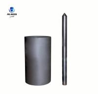 China High Purity Graphite Casting Crucible and Stopper for VC600 78x120mm 650g for sale