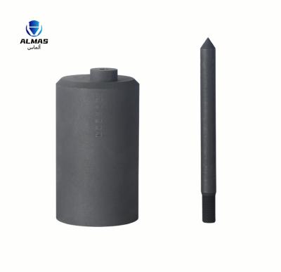 China High-Purity Graphite Casting Crucible and Stopper for VPC-063 2000°C for sale