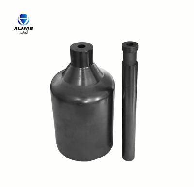 China High Purity Graphite Casting Crucible and Stopper for Yasui K18 2000°C for sale