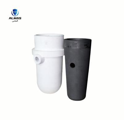China G350 Graphite Casting Crucible And Ceramic Shield For Galloni G350 for sale