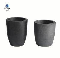 China High Purity Clay Graphite Crucible 2000°C for Gold Silver Metal Melting Custom Size for sale
