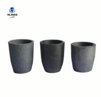 China High Purity Clay Graphite Crucible 2000°C for Gold Silver Metal Melting Custom Size for sale