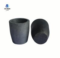 China High Purity Clay Graphite Crucible 2000°C for Gold Silver Metal Melting Custom Size for sale