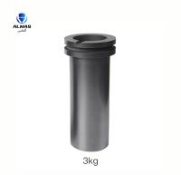 China High Purity Graphite Melting Crucible 1kg 2kg 3kg for Portable Melting Furnace 2000°C for sale