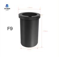 China F1-F8 1kg-8kg Graphite Ceramic Melting Crucible Sets for Furnace 2000C for sale