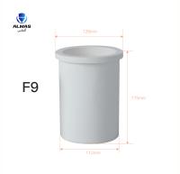 China F1-F8 1kg-8kg Graphite Ceramic Melting Crucible Sets for Furnace 2000C for sale