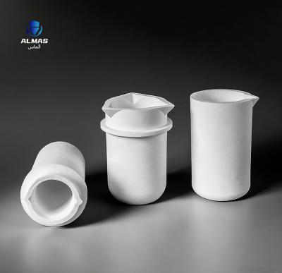 China 1KG Ceramic Melting Crucible for Platinum Furnace 2000°C Heat Resistant for sale