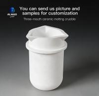 China 2kg Ceramic Melting Crucible for 2kg PT Furnace 2000C High Heat Resistance for sale