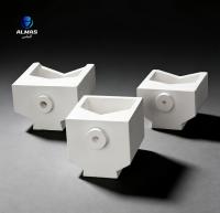 China High Temperature Ceramic Crucible Boat 2000°C for Metal Melting and Glass Working for sale