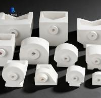 China High Temperature Ceramic Crucible Boat 2000°C for Metal Melting and Glass Working for sale