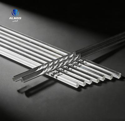 China Transparent Quartz Stirring Rod for sale