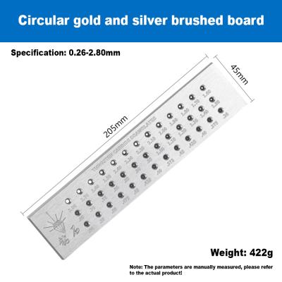 China High Precision Drawing Plate for Jewelry Forming Metal Shaping 150mm Durable Tool for sale