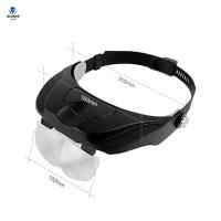 China Adjustable Head Mounted Magnifying Glass 10X for Precision Jewelry Work for sale