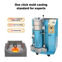 China Semi-auto Vacuum Pressure Casting Machine with 5KG Melting Capacity, 0.1%-0.2% Gold Loss, and K type 1150℃ Temp Control for sale