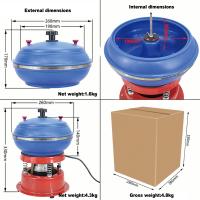 China Vibratory Polishing Machine with 110v/220v Voltage 3.5L Capacity and 90W Power for Jewelry Finishing for sale