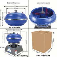 China Vibratory Polishing Machine with 110v/220v Voltage 3.5L Capacity and 90W Power for Jewelry Finishing for sale