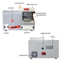 China DM-B Digital Display Variable Speed Jewelry Buff Polishing Machine with Dust Cabinet for sale