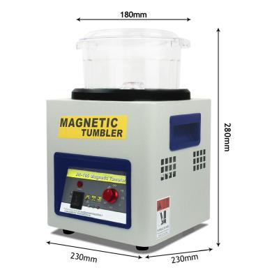 China Compact Portable Magnetic Polishing Machine for Jewelry Deburring and Finishing for sale