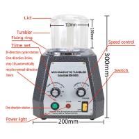 China Compact Portable Magnetic Polishing Machine for Jewelry Deburring and Finishing for sale